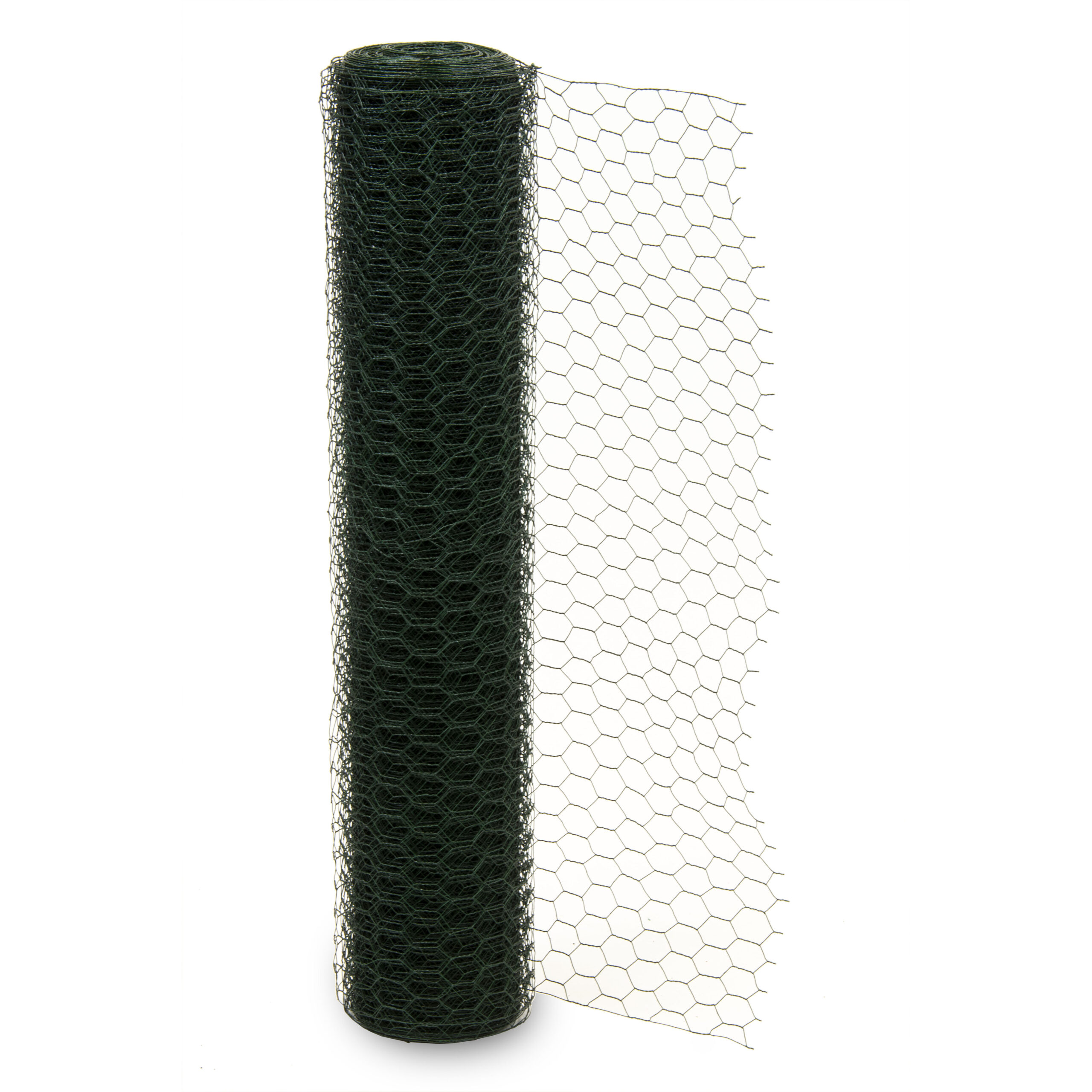 25mm PVC Green Coated Galvanised Chicken Wire Mesh - Available in ...